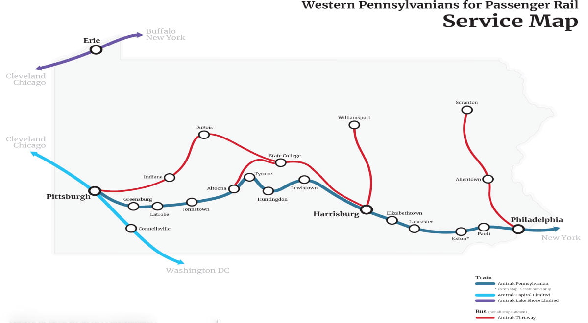 Amtrak Pennsylvanian Train: Stops, Stations, Route, Schedule, & Booking ...