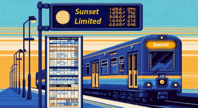 Amtrak Sunset Limited Train: Stops, Stations, Route, Schedule ...